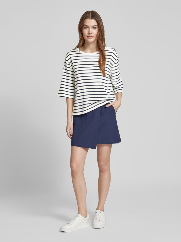 FREE/QUENT T-Shirt mit 3/4-Ärmel Modell 'Mila' (offwhite) online kaufen