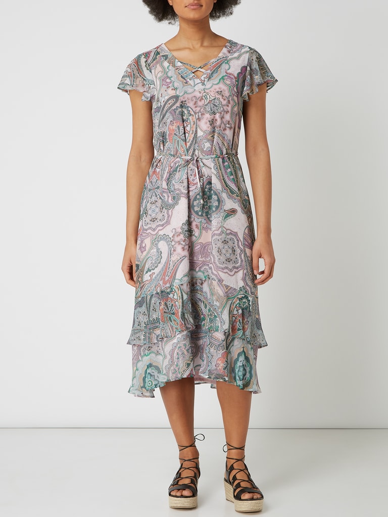 Gerry Weber Kleid mit Rockteil im Stufen-Look (lila) online kaufen