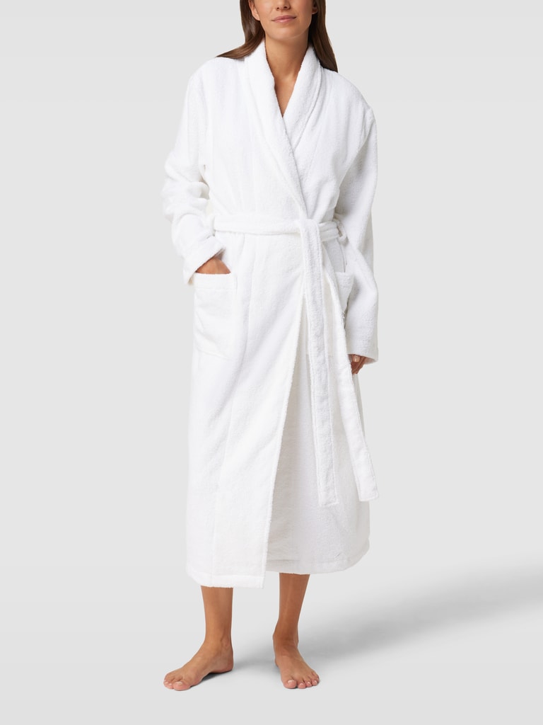 SCHIESSER Bademantel mit Taillenband Modell 'TERRY' (weiss) online kaufen