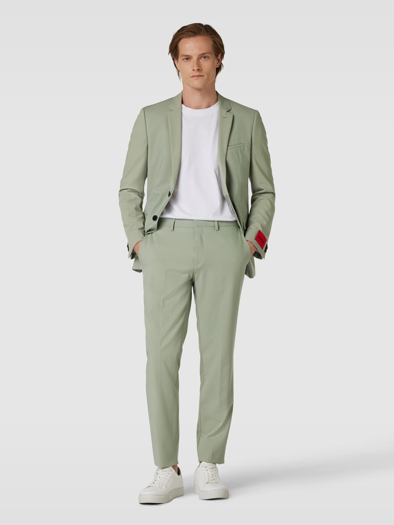 HUGO Pak met reverskraag, model 'Arti' in mintgroen online kopen | P&C