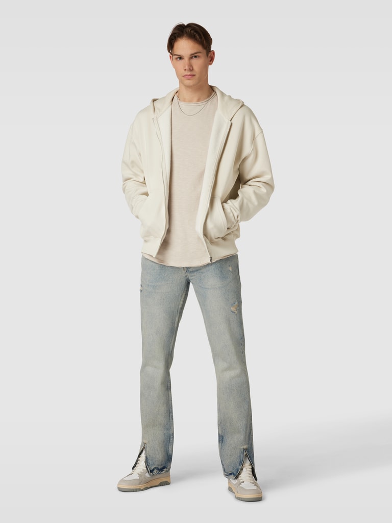 Pegador Oversized Sweatjacke mit Kapuze Modell 'Logo' (offwhite) online ...