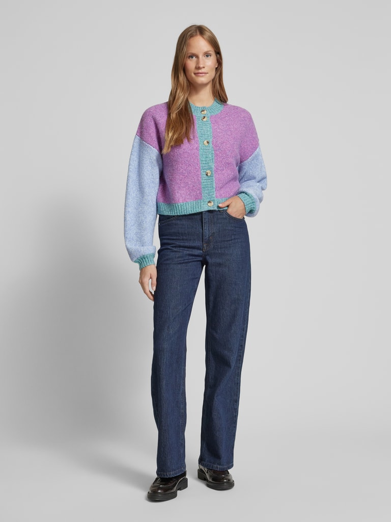 Stella Nova Vest met knoopsluiting in helder paars online kopen | P&C