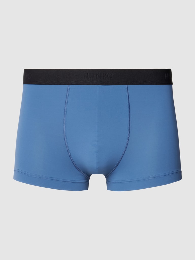 Hanro Trunks mit Label-Bund (blau) online kaufen