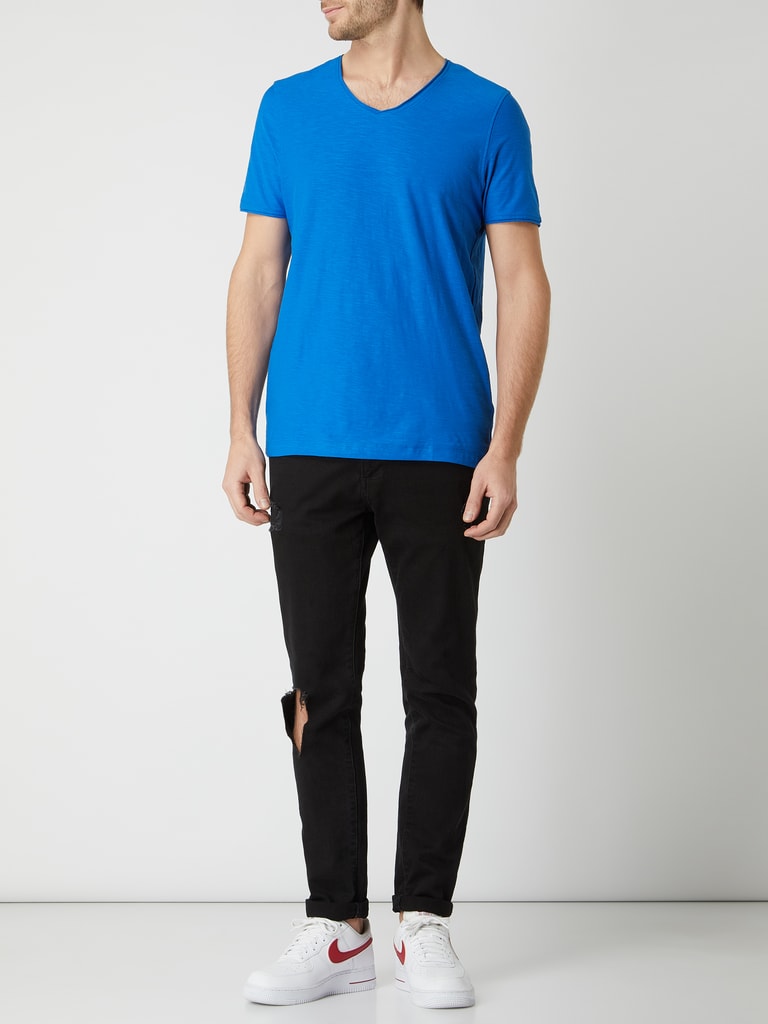 MC NEAL T-shirt met logoprint, model 'Hayden' in koningsblauw online ...