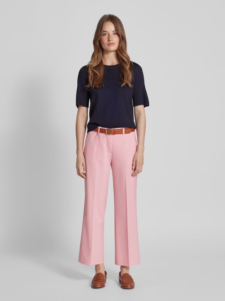 Raffaello Rossi Broek in verkorte pasvorm, model 'OLESSA' in roze ...