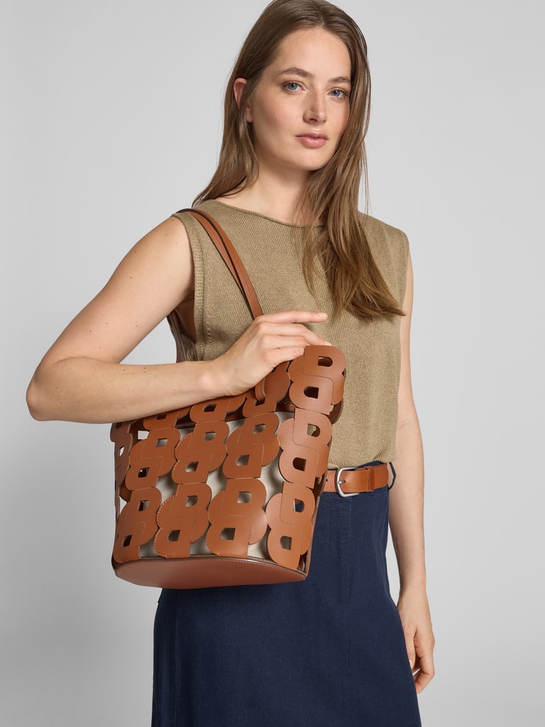 BOSS Tote Bag mit Tragehenkel Modell 'Lindah' (cognac) online kaufen