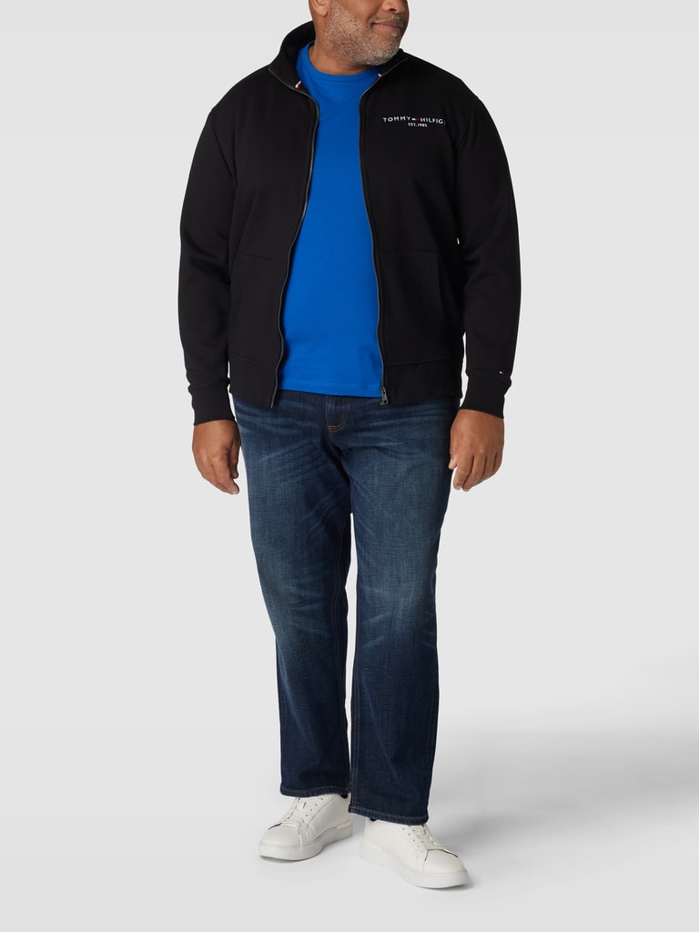 S.Oliver Plus PLUS SIZE T-Shirt mit Label-Print (royal) online kaufen