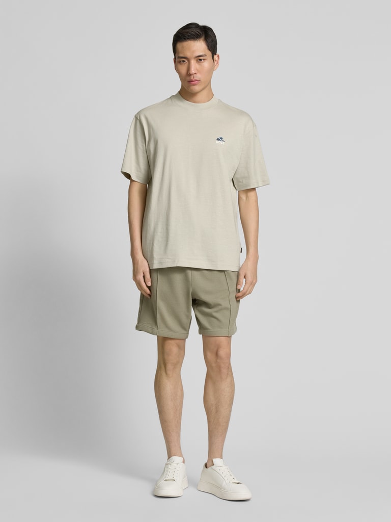 BOSS Orange Oversized T-Shirt mit Motiv-Print Modell 'numbers' (sand ...