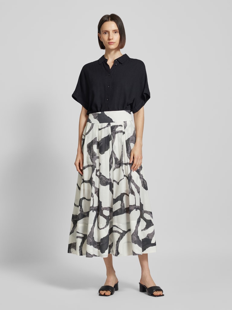 Copenhagen Muse Maxirock mit Kellerfalten Modell 'OLINE' (weiss) online ...