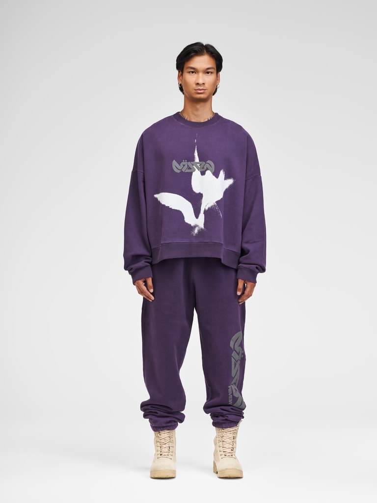 Review X MATW Sweatshirt im washed Look mit MATW Print - MATW x REVIEW ...