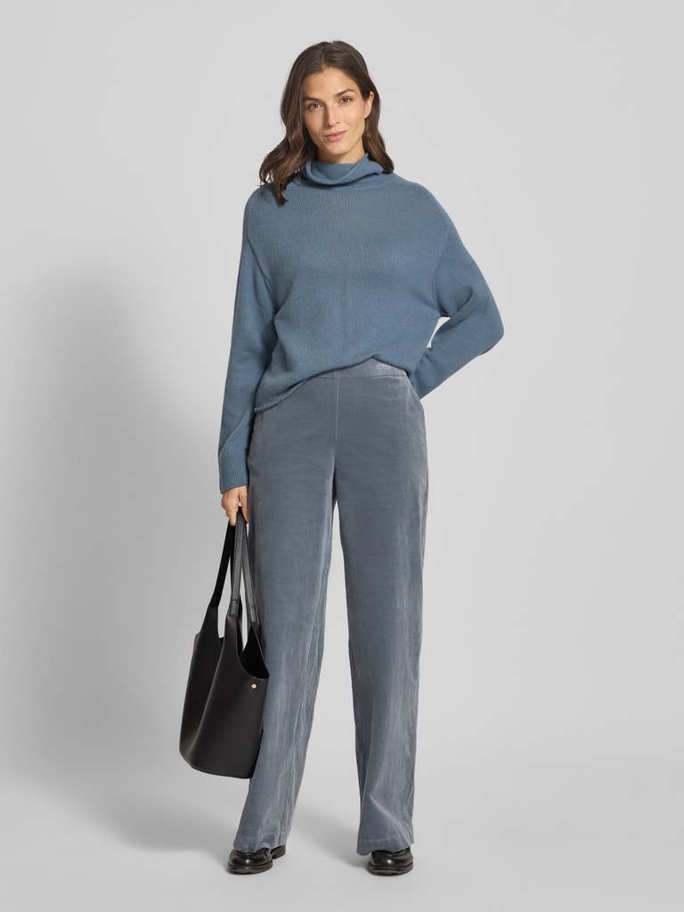 Marc O'Polo Boxy Fit Rollkragenpullover mit Woll-Mix (rauchblau) online ...