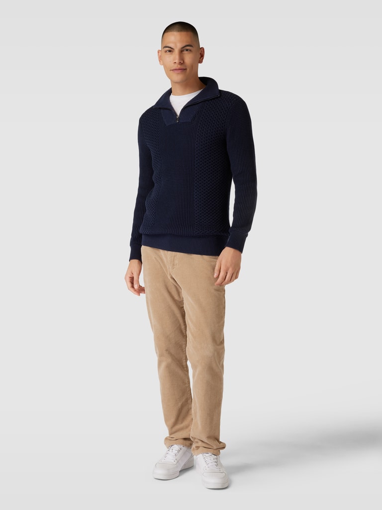 Esprit Collection Strickpullover mit Troyer-Kragen (marine) online kaufen