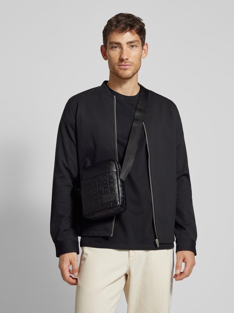 Kup online HUGO Torba na ramię z naszywką z logo model ‘Ethon’ (czarny)