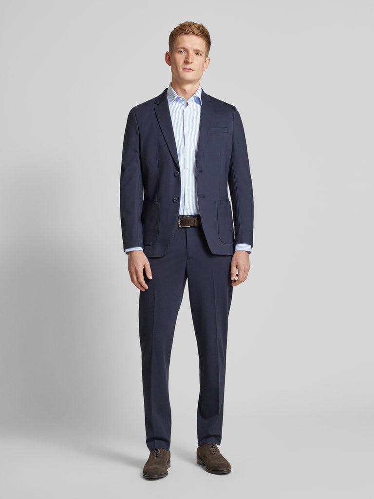 SEIDENSTICKER Slim Fit Business-Hemd mit Knopfleiste (bleu) online kaufen