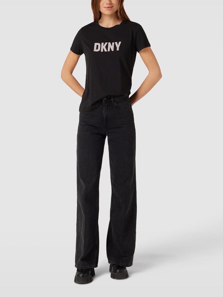 DKNY T-Shirt mit Label-Design Modell 'MARCH' (black) online kaufen