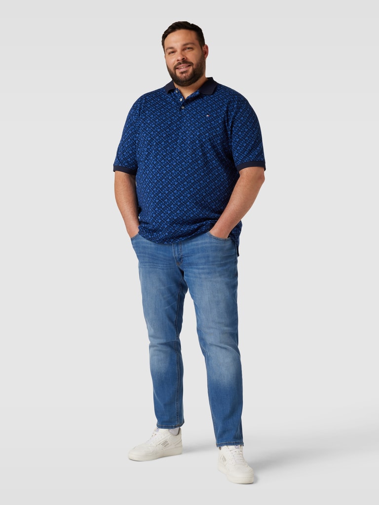 Tommy Hilfiger Big & Tall PLUS SIZE Poloshirt mit Allover-Muster Modell ...