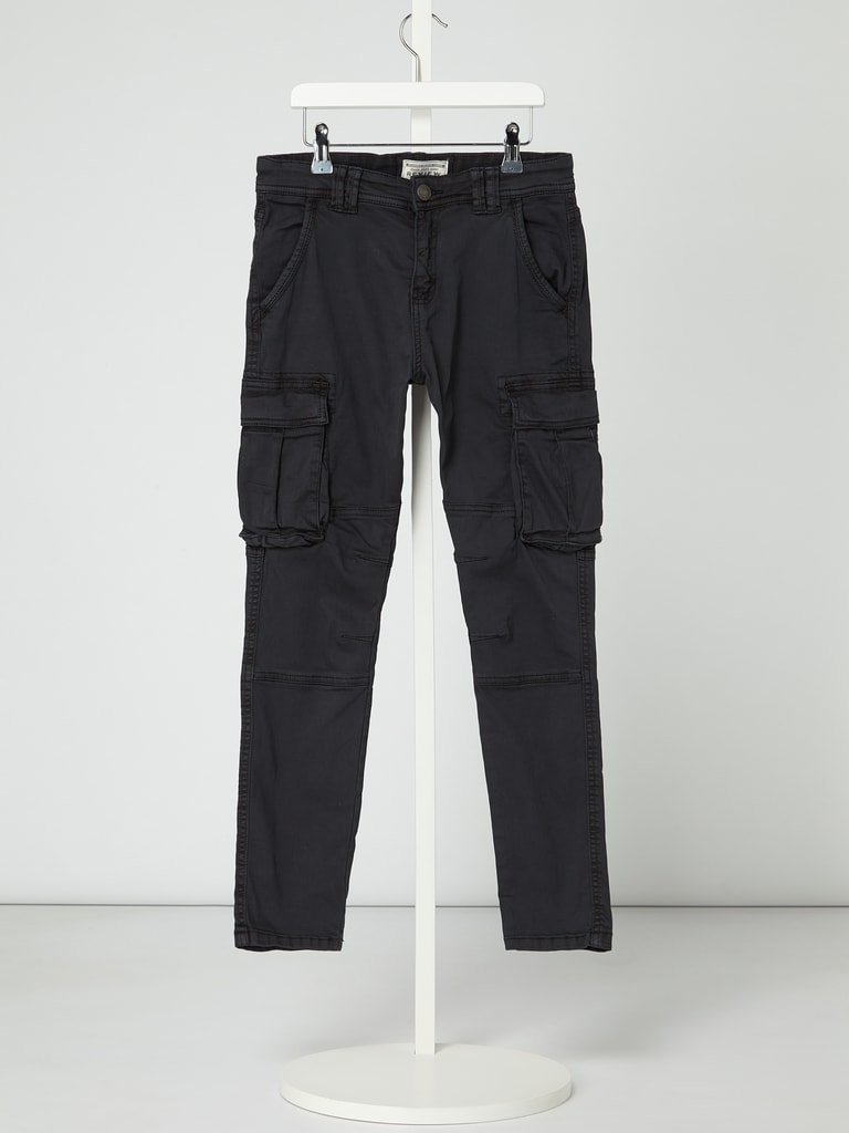 Review for Teens Cargohose mit Stretch-Anteil (dunkelgrau) online kaufen