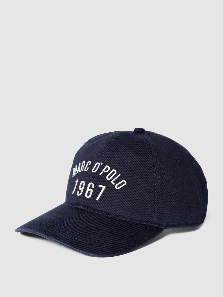 Marc O'Polo Cap mit Label-Stitching (marine) online kaufen
