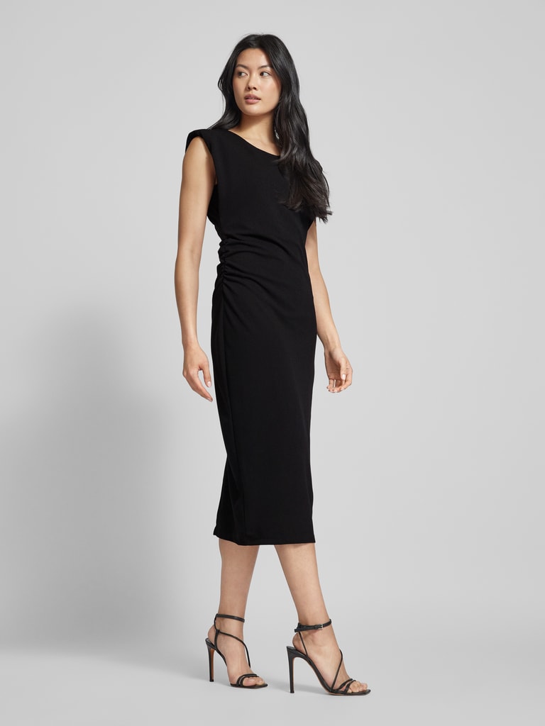 ICHI Etuikleid mit Rundhalsausschnitt Modell 'KATINE' (black) online kaufen