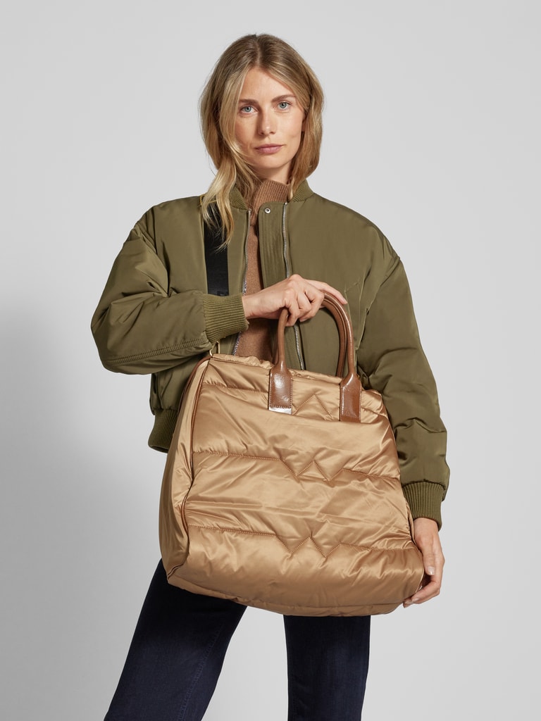 BOGNER Tote bag met siernaden, model 'morzine malina' in cognac online ...