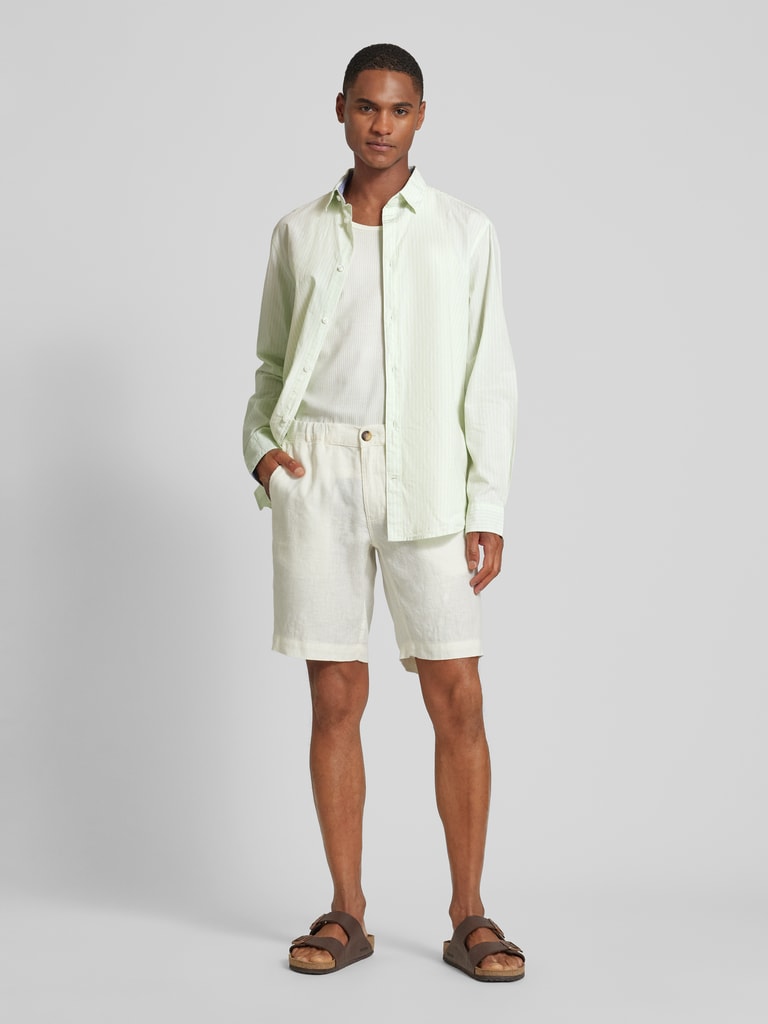 Tom Tailor Regular Fit Freizeithemd mit Streifenmuster (hellgruen) online kaufen