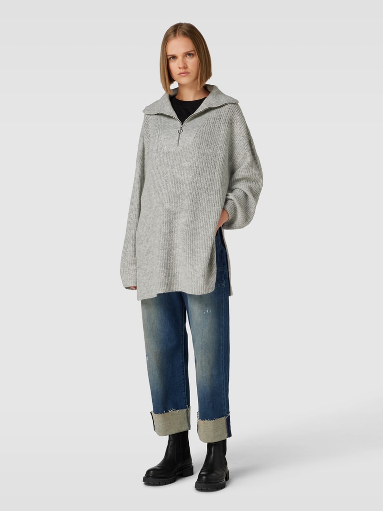 Vero Moda Gebreide jurk met schipperskraag, model 'PERNILLA' in ...