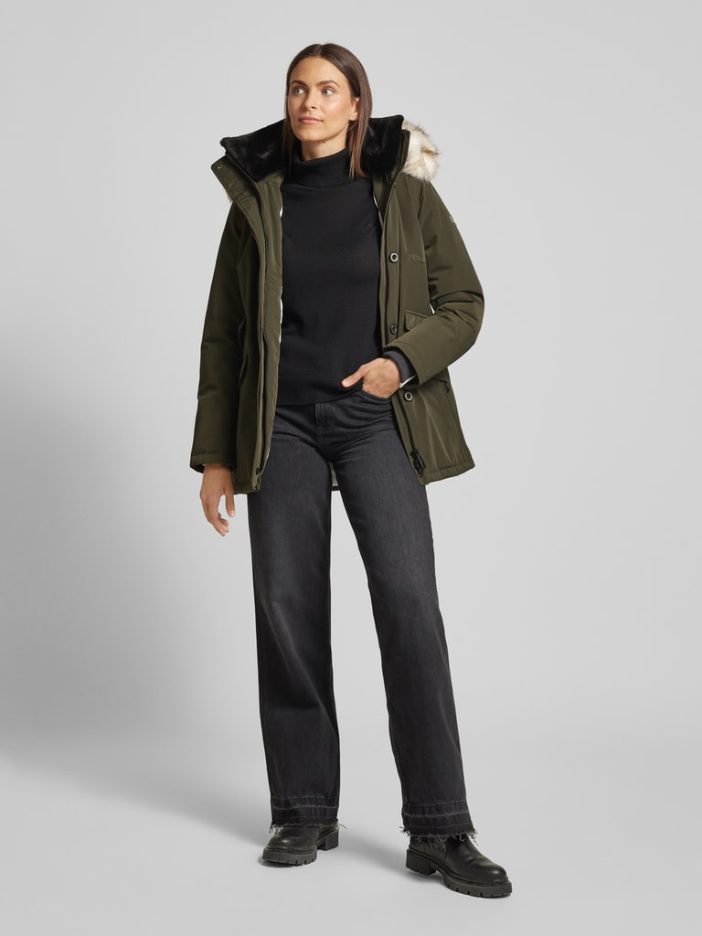 Wellensteyn Functioneel jack met imitatiebont, model 'ENTERPRISE' in olijfgroen online kopen | P&C
