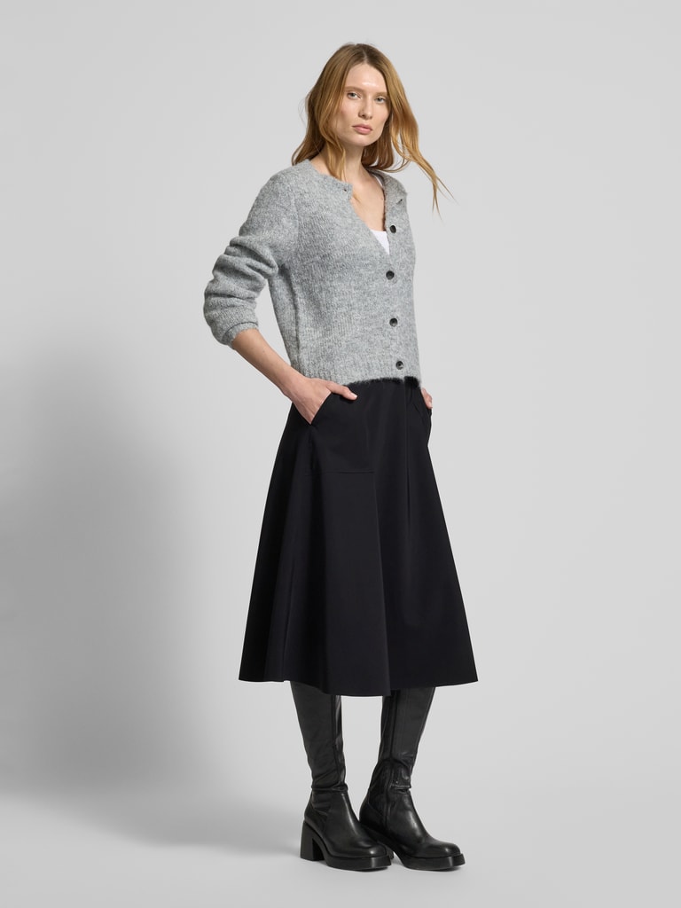 Raffaello Rossi Midirok met opgestikte zakken, model 'FENJA' in zwart ...