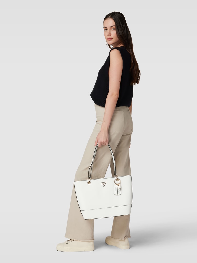 Guess Shopper mit Label-Detail Modell 'NOELLE' (weiss) online kaufen