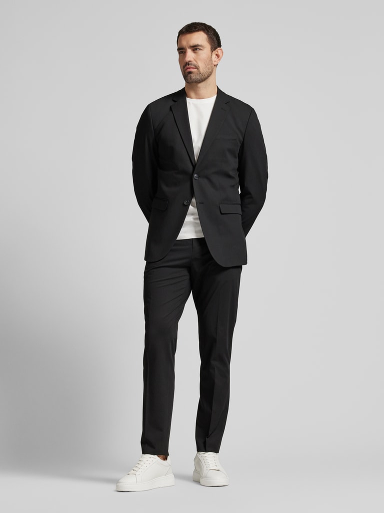 SELECTED HOMME Slim Fit 2-Knopf-Sakko mit Pattentaschen (black) online ...