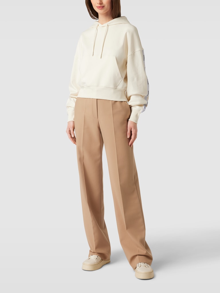 HUGO Hoodie mit Känguru-Tasche Modell 'Defira' (beige) online kaufen