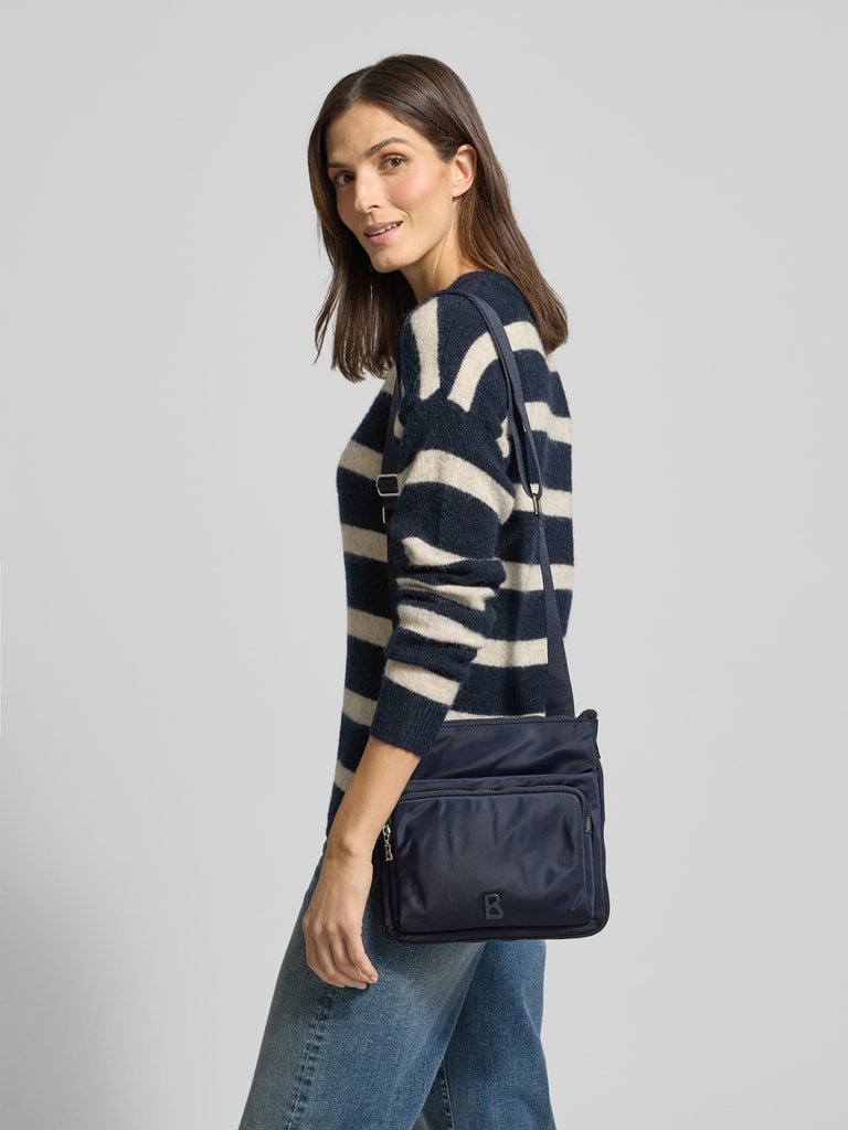 BOGNER Handtasche mit Label-Detail und Schulterriemen (marine) online ...