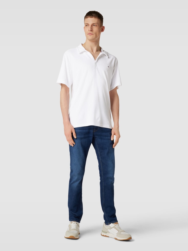 Tommy Hilfiger Poloshirt aus Frottee Modell 'TERRY' (weiss) online kaufen