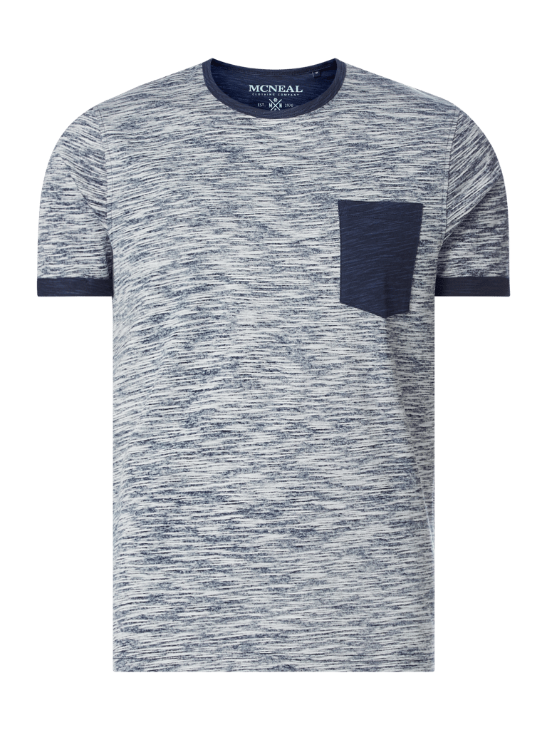 MCNEAL Regular fit T-shirt in gemêleerde look, model 'Jack' in ...