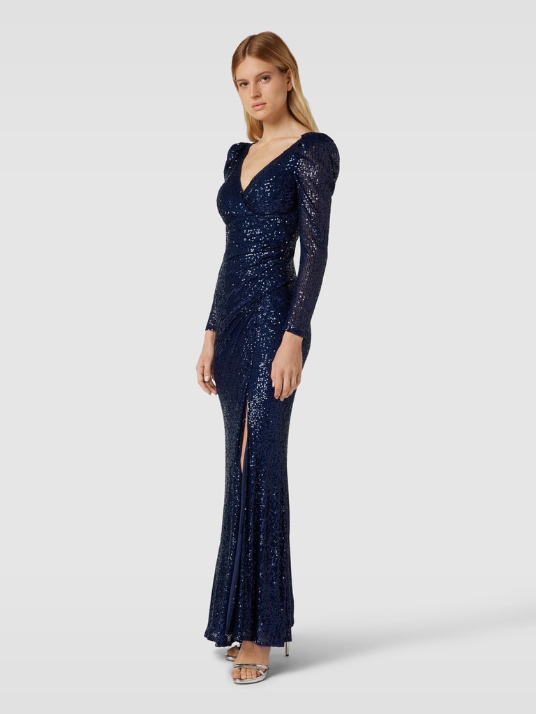 TROYDEN COLLECTION Abendkleid mit Paillettenbesatz (marine) online kaufen