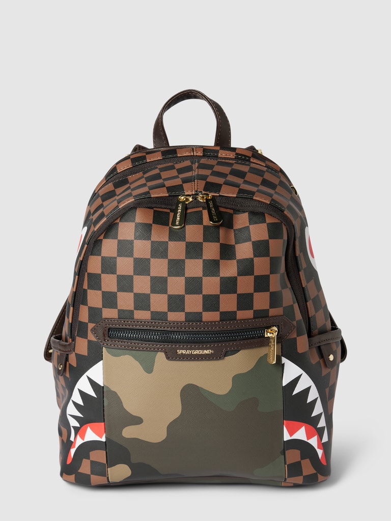 Sprayground Rugzak met all-over motief, model 'SIP WITH CAMO ACCENT' in ...