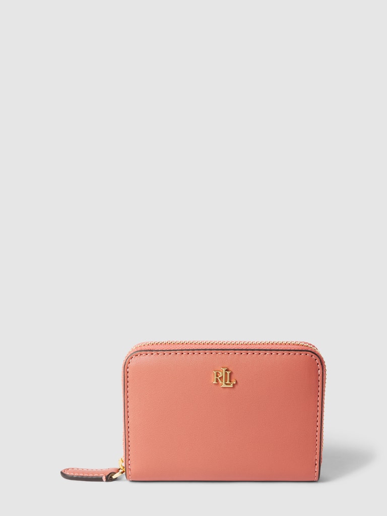 Lauren Ralph Lauren Portemonnaie mit Label-Applikation (rosa) online kaufen