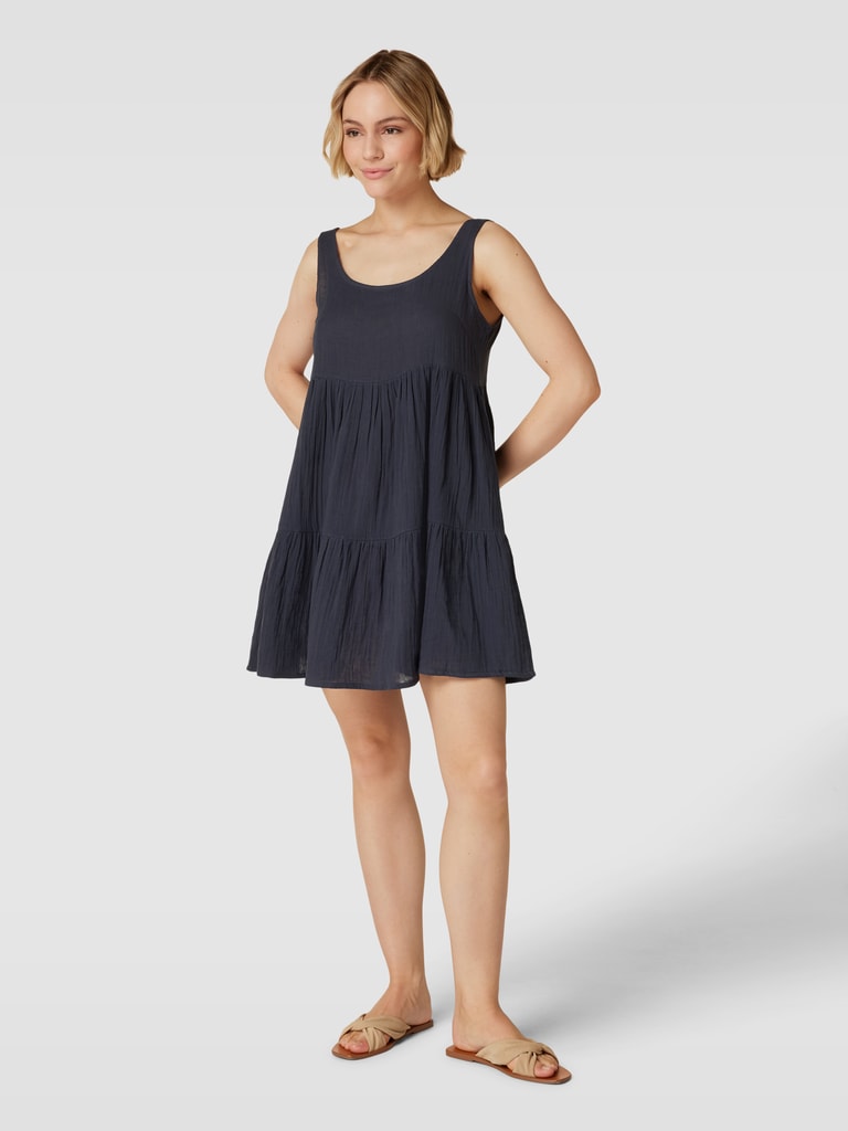 ICHI Minikleid im Stufen-Look Modell 'Foxa' (marine) online kaufen