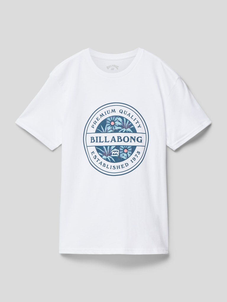 Billabong T-Shirt mit Label-Print (weiss) online kaufen