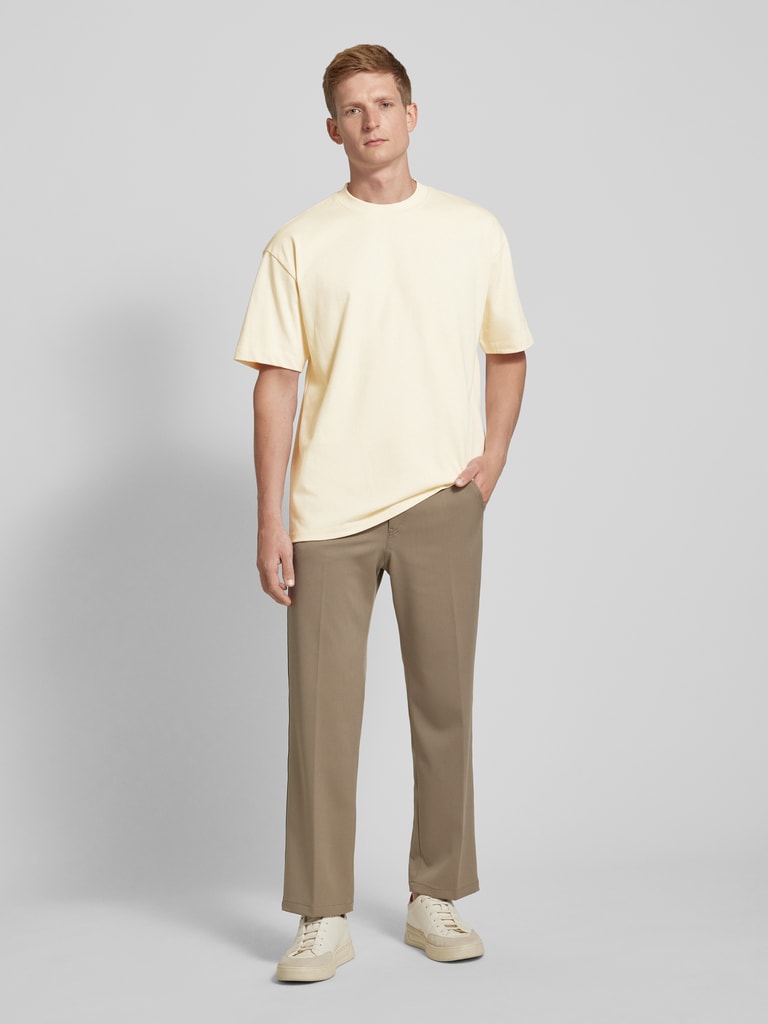 HUGO T-Shirt mit Label-Detail Modell 'Dplanitee' (beige) online kaufen