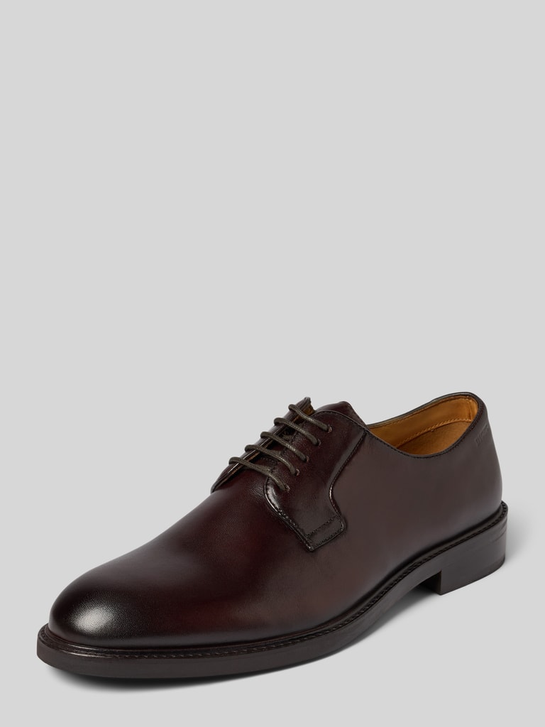 DIGEL Derby met blokhak, model 'Scott' in donkerbruin online kopen | P&C