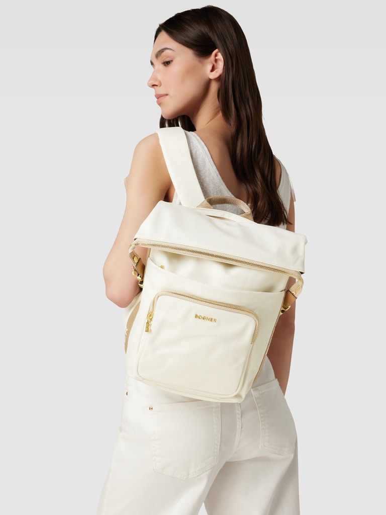 BOGNER Rucksack mit Label-Details Modell 'KLOSTERS' (ecru) online kaufen