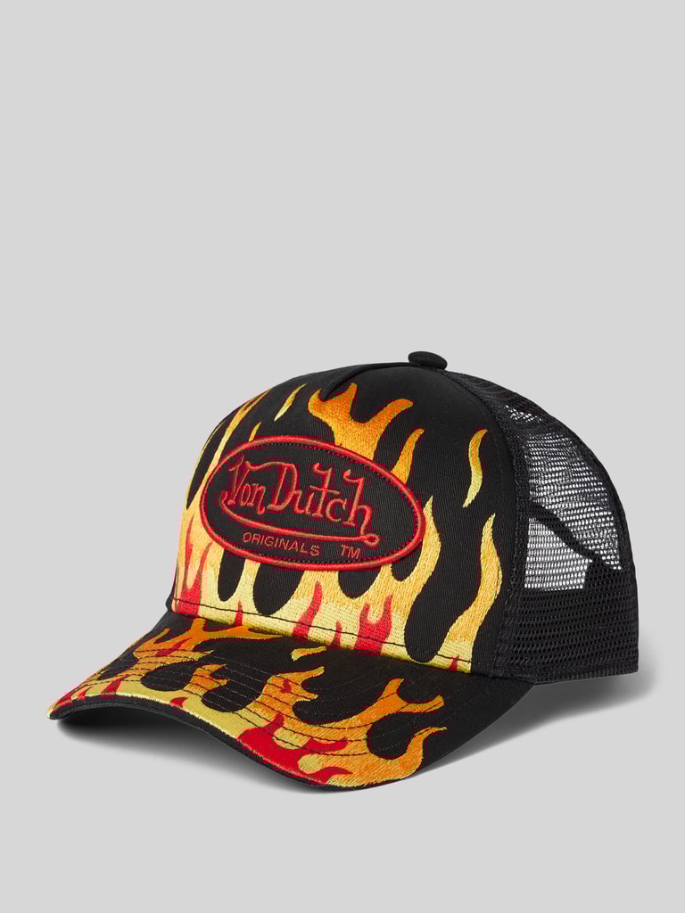 Von Dutch Baseball Cap mit Motiv-Print (black) online kaufen