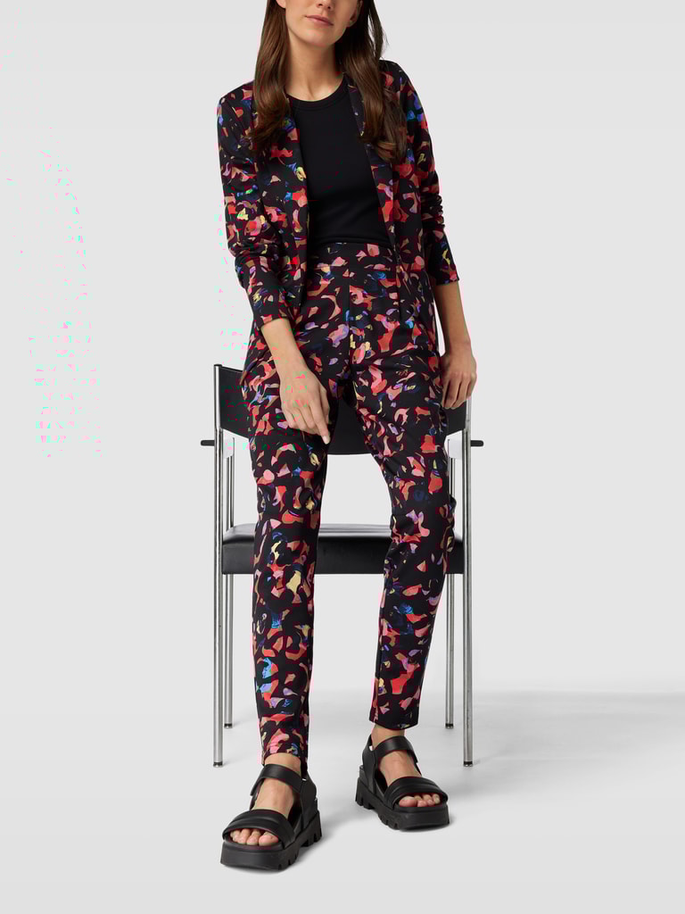 ICHI Blazer mit Allover-Muster Modell 'KATE' (rot) online kaufen