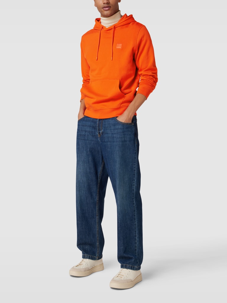 BOSS Orange Hoodie mit Kapuze Modell 'WETALK' (rot) online kaufen