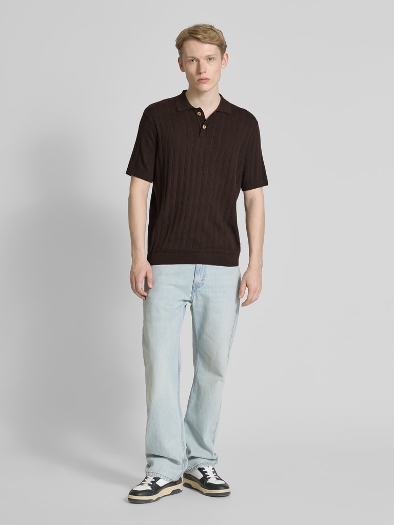 Only & Sons Regular Fit Poloshirt mit Strukturmuster Modell 'KENT LIFE ...