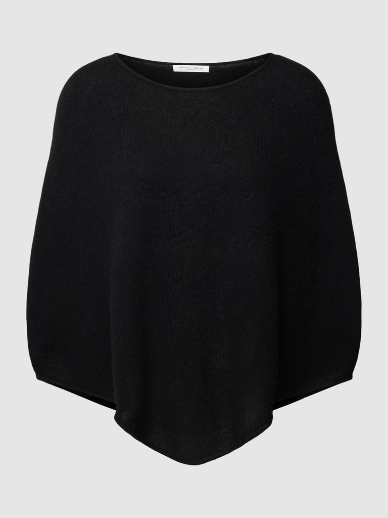 Christian Berg Woman Poncho aus Kaschmir (black) online kaufen