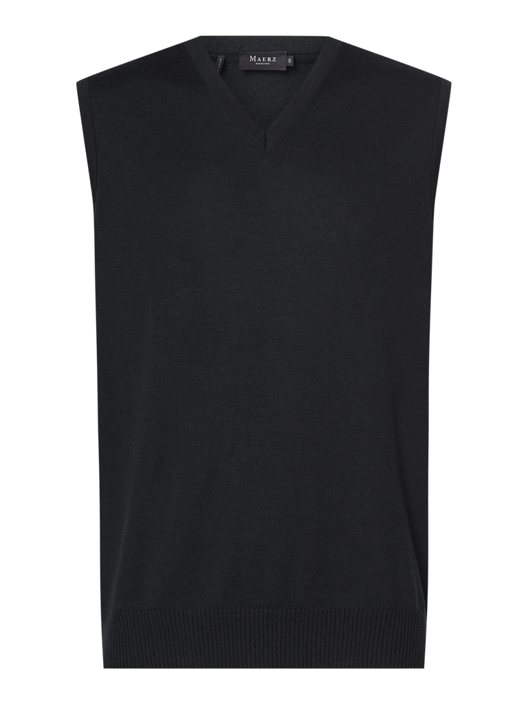 MAERZ Muenchen Pullunder aus Merinowolle (dunkelgruen) online kaufen