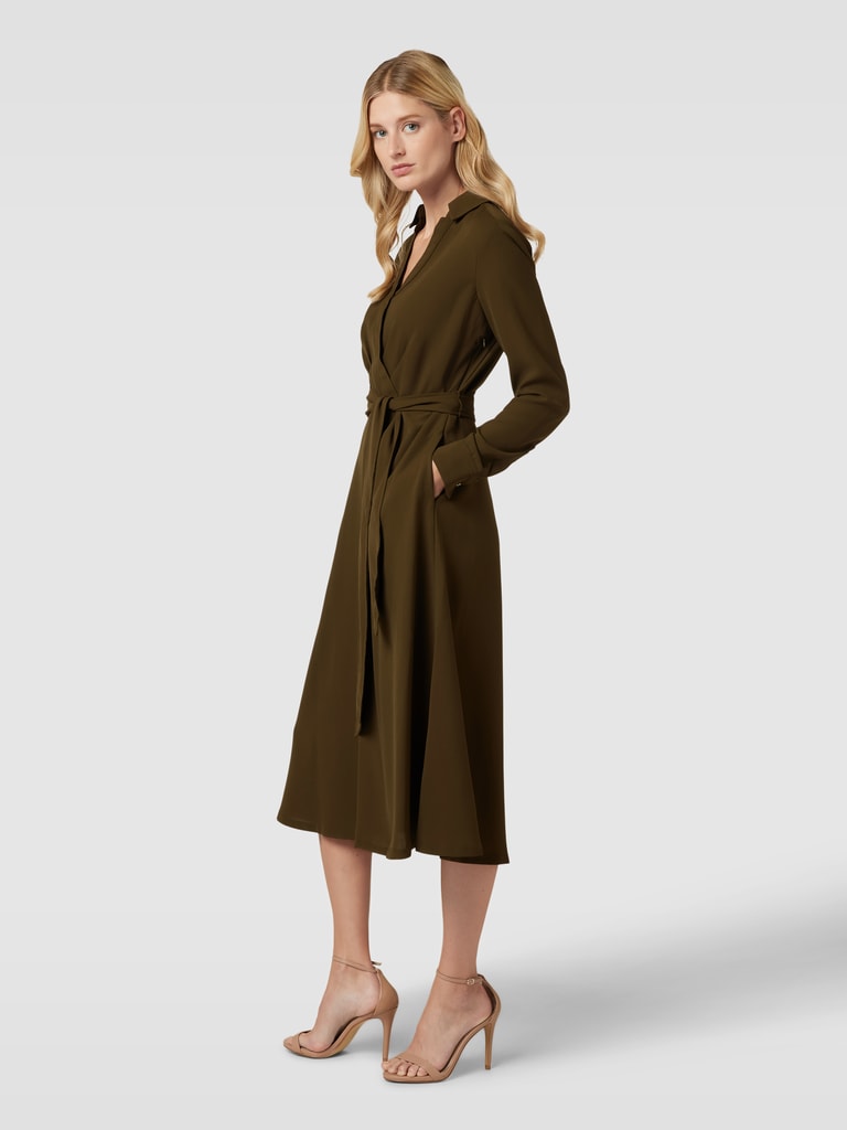 Kup online Lauren Ralph Lauren Sukienka kopertowa z wiązanym paskiem ...