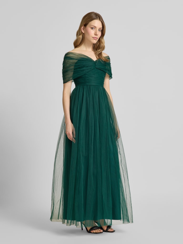 Abendkleid Grn Mit Rmel